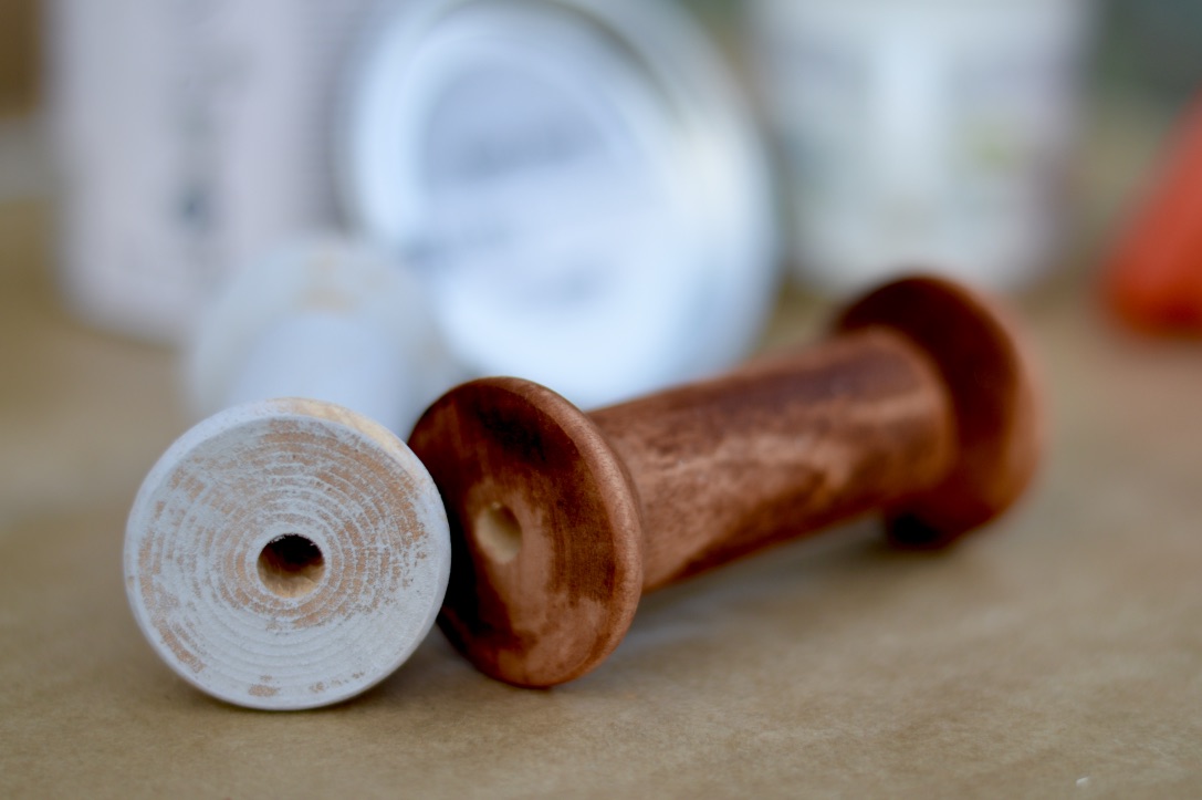 Make the vintage thread spools - bohemilu.com